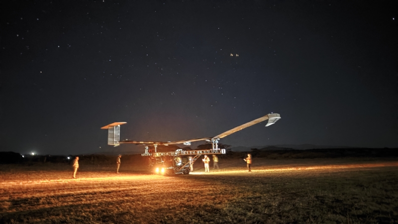 Successful launch of Zephyr, a solar-powered uncrewed aerial vehicle
